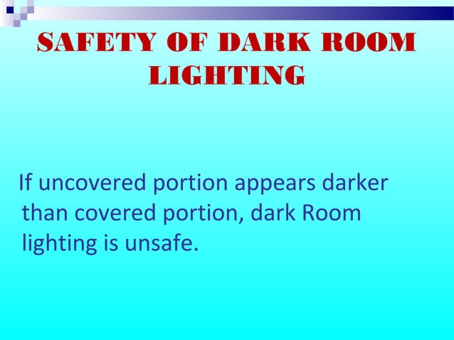 Dark room | PPT
