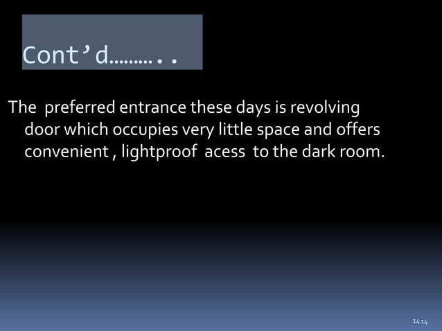 DARK ROOM procedure in radiology department.pptx | Photography | Arts and Crafts