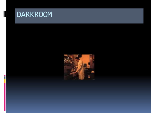 DARK ROOM procedure in radiology department.pptx | Photography | Arts and Crafts
