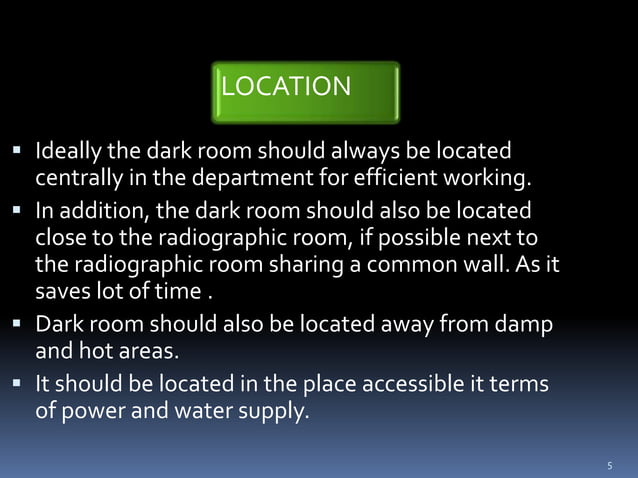 DARK ROOM procedure in radiology department.pptx | Photography | Arts and Crafts