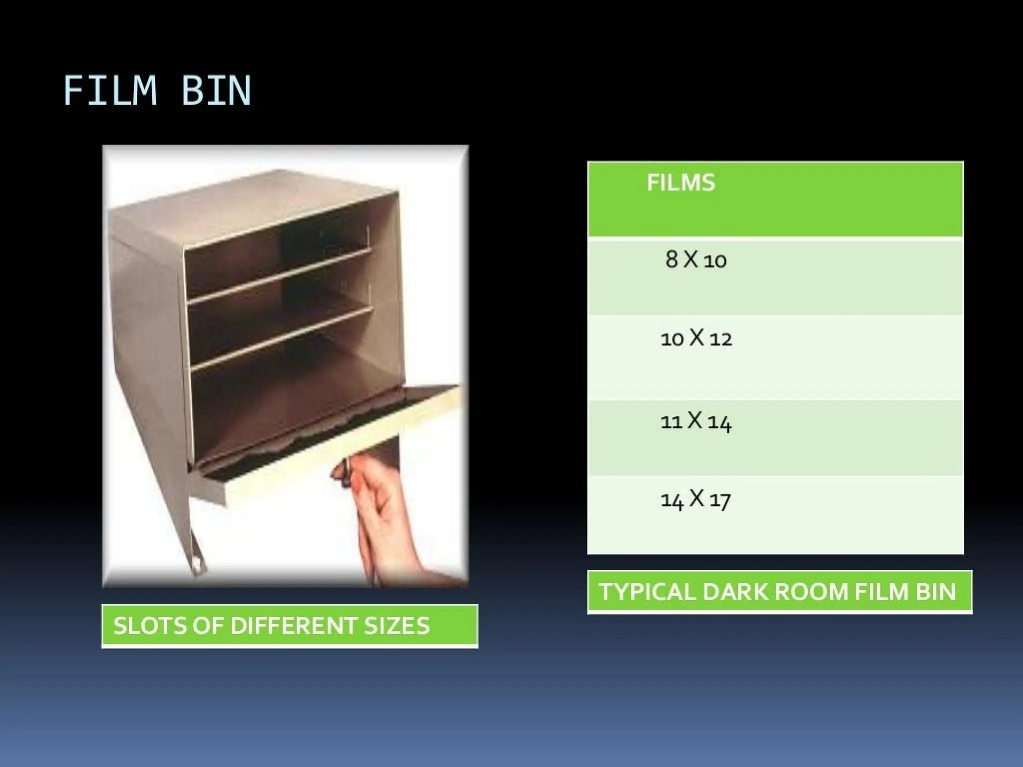 DARK ROOM FOR RADIOGRAPHY (FILM PROCESSING ) | PPTX