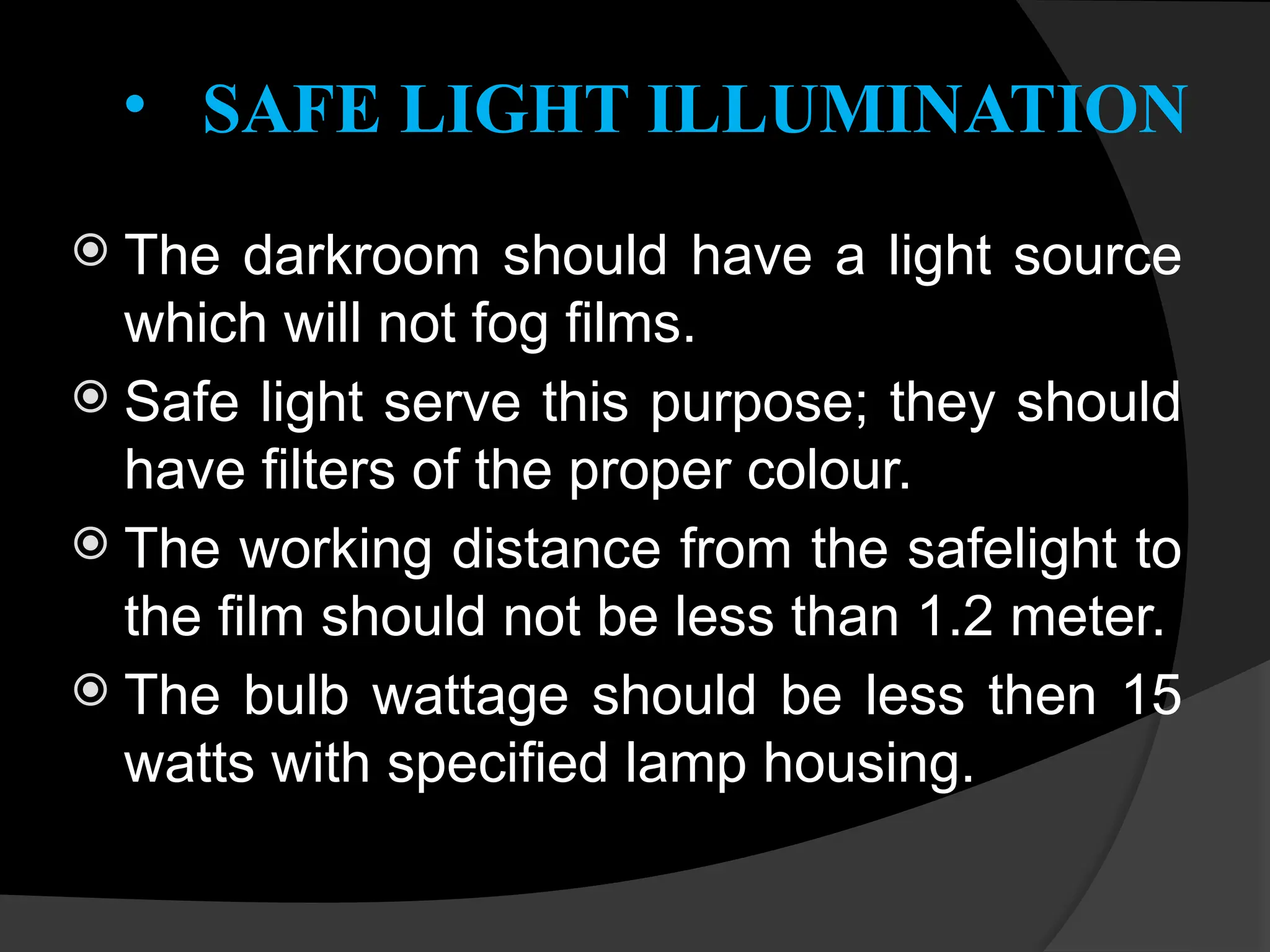 DARK ROOM PLANNING, CONSTRUCTION & ACCESSORIES.pptx