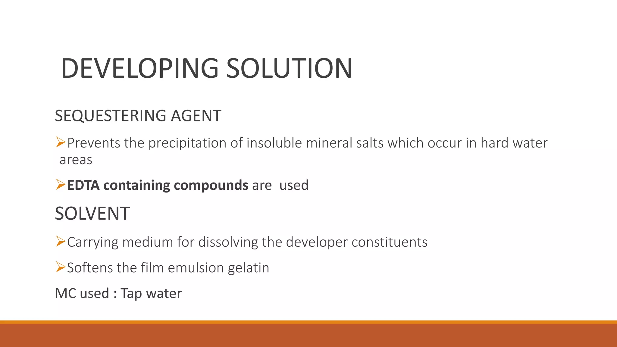 Dark room and film processing techniques rv | PPTX