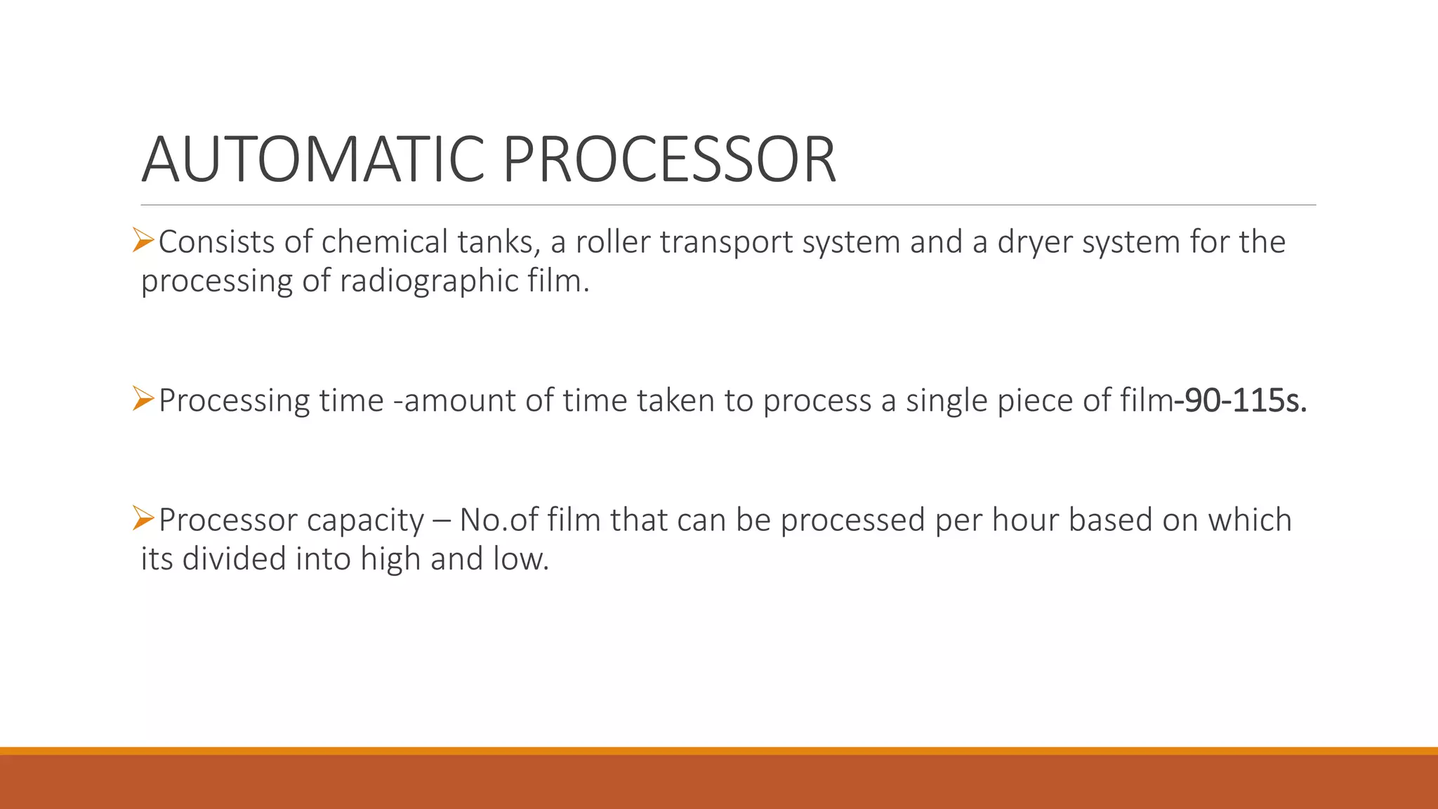 Dark room and film processing techniques rv | PPTX