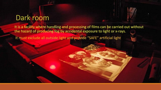 Dark room and film processing techniques rv | PPTX