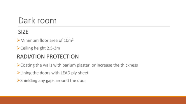 Dark room and film processing techniques rv | PPTX