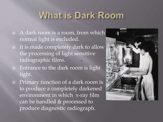 Dark room equipments | PPTX
