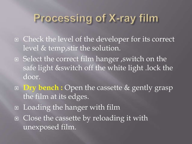 Dark room equipments | PPTX