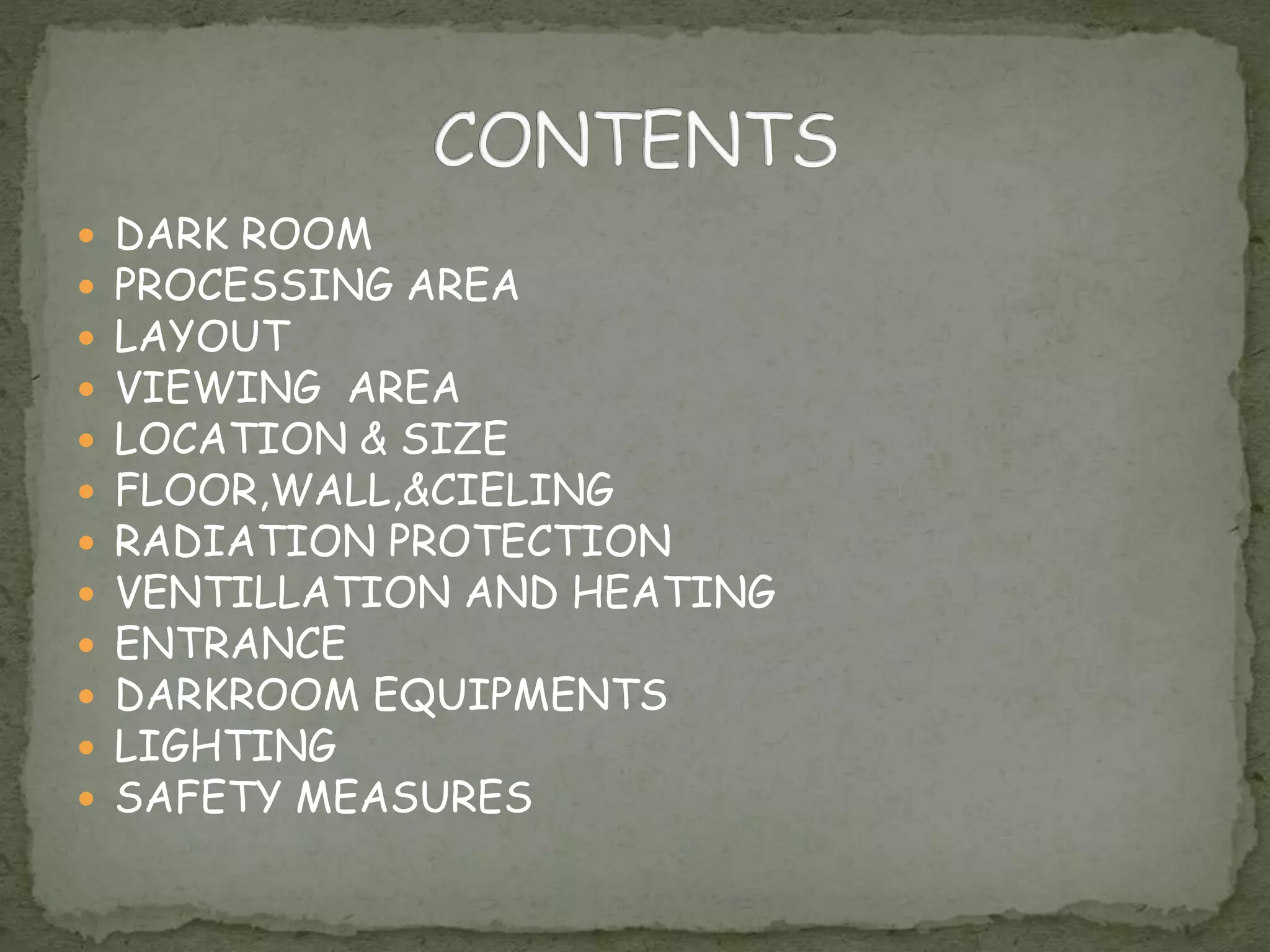 Darkroom layout 1 | PPTX