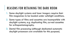 Dark room light processing and the film processing cycle update.pptx
