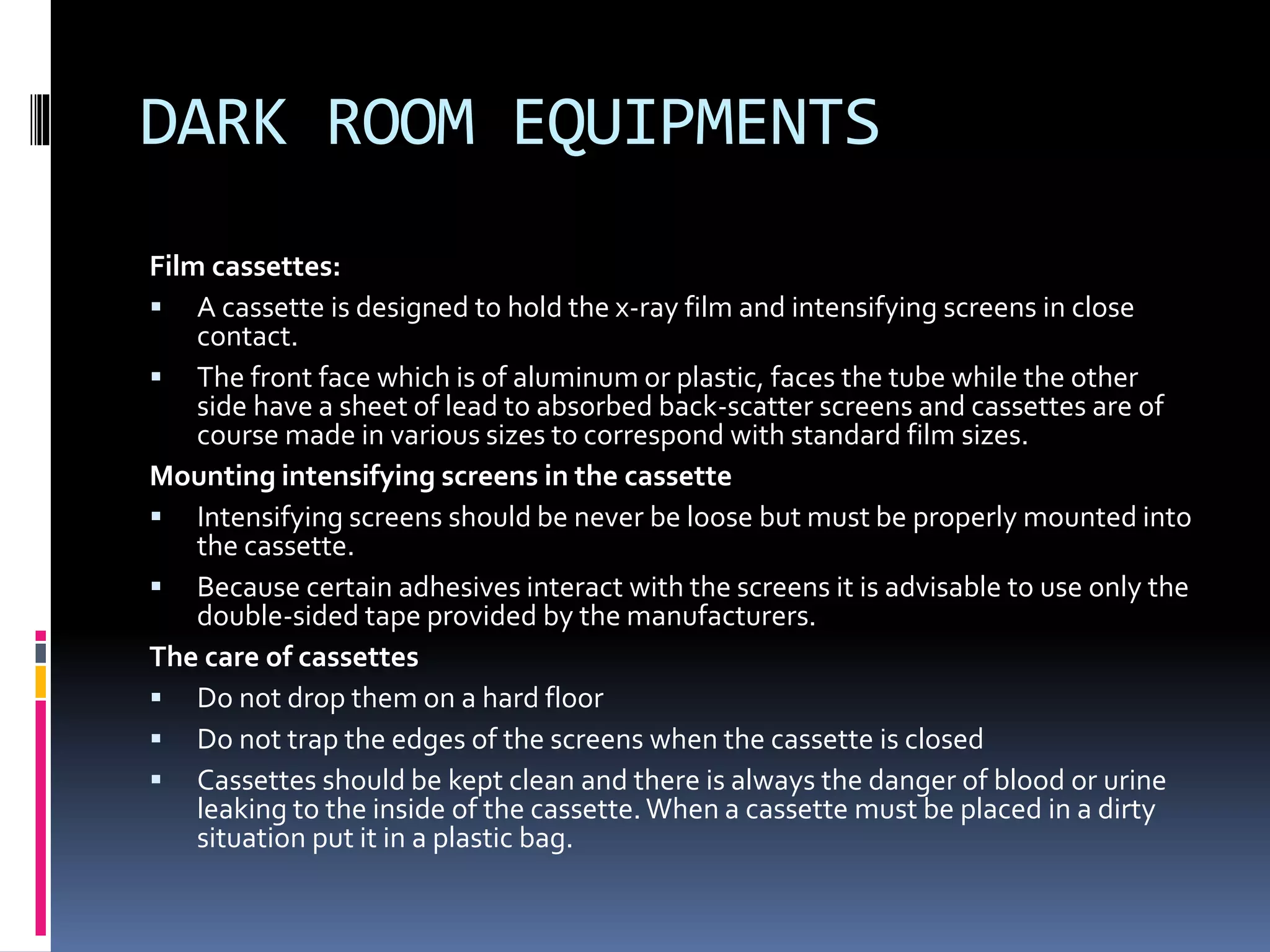Dark room procedures | PPTX