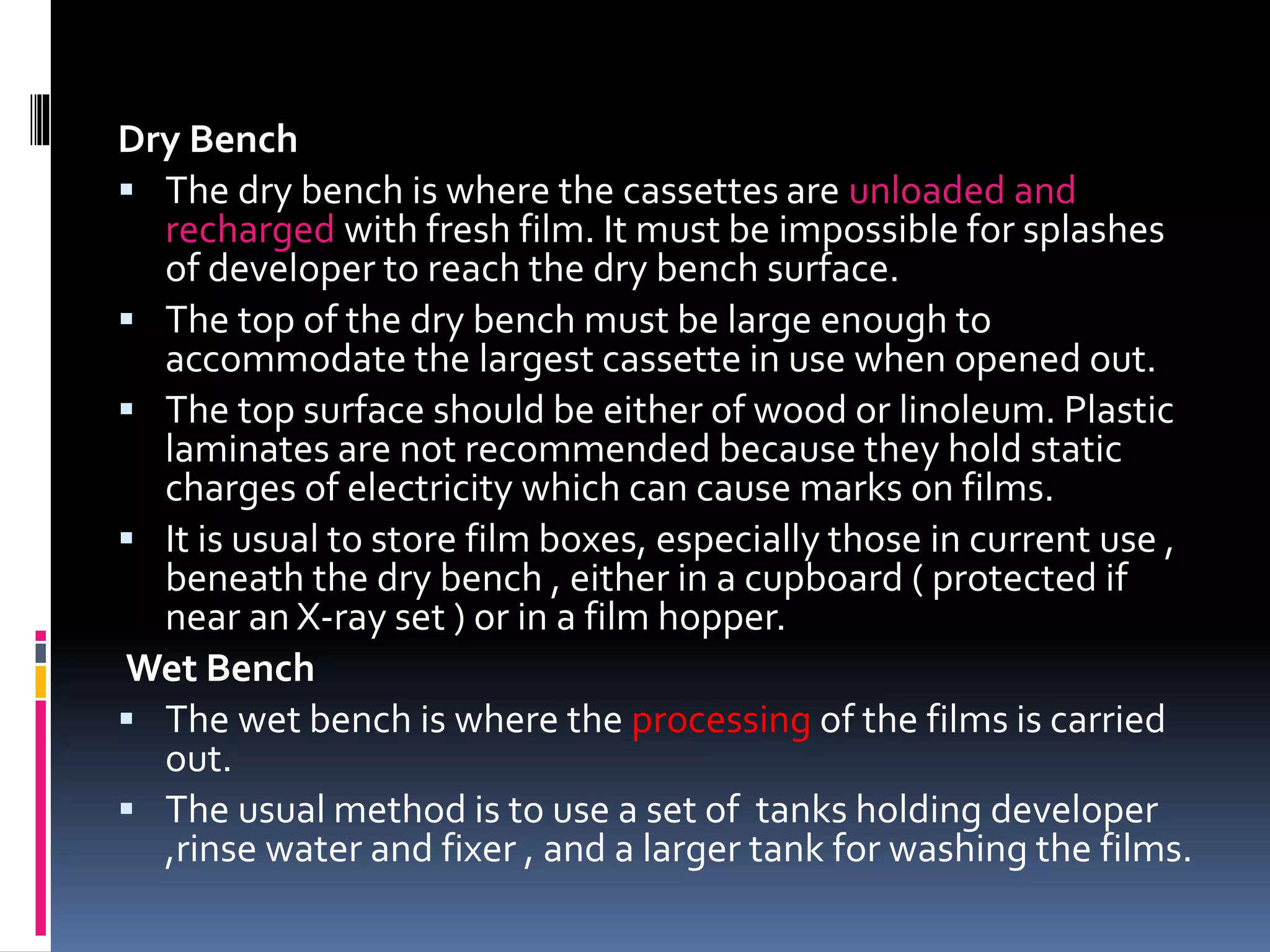 Dark room procedures | PPTX