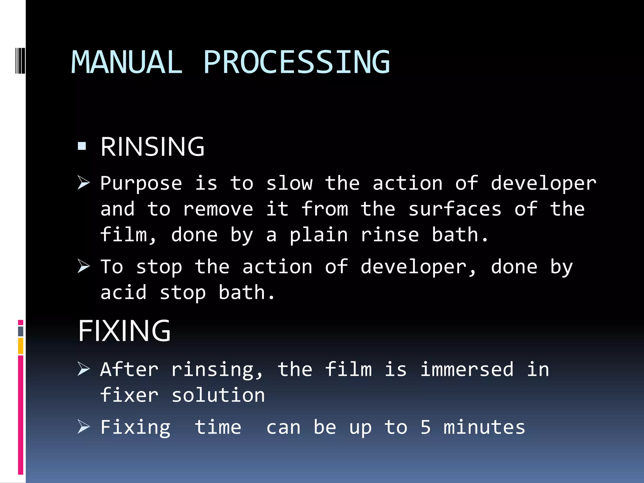 Dark room procedures | PPTX