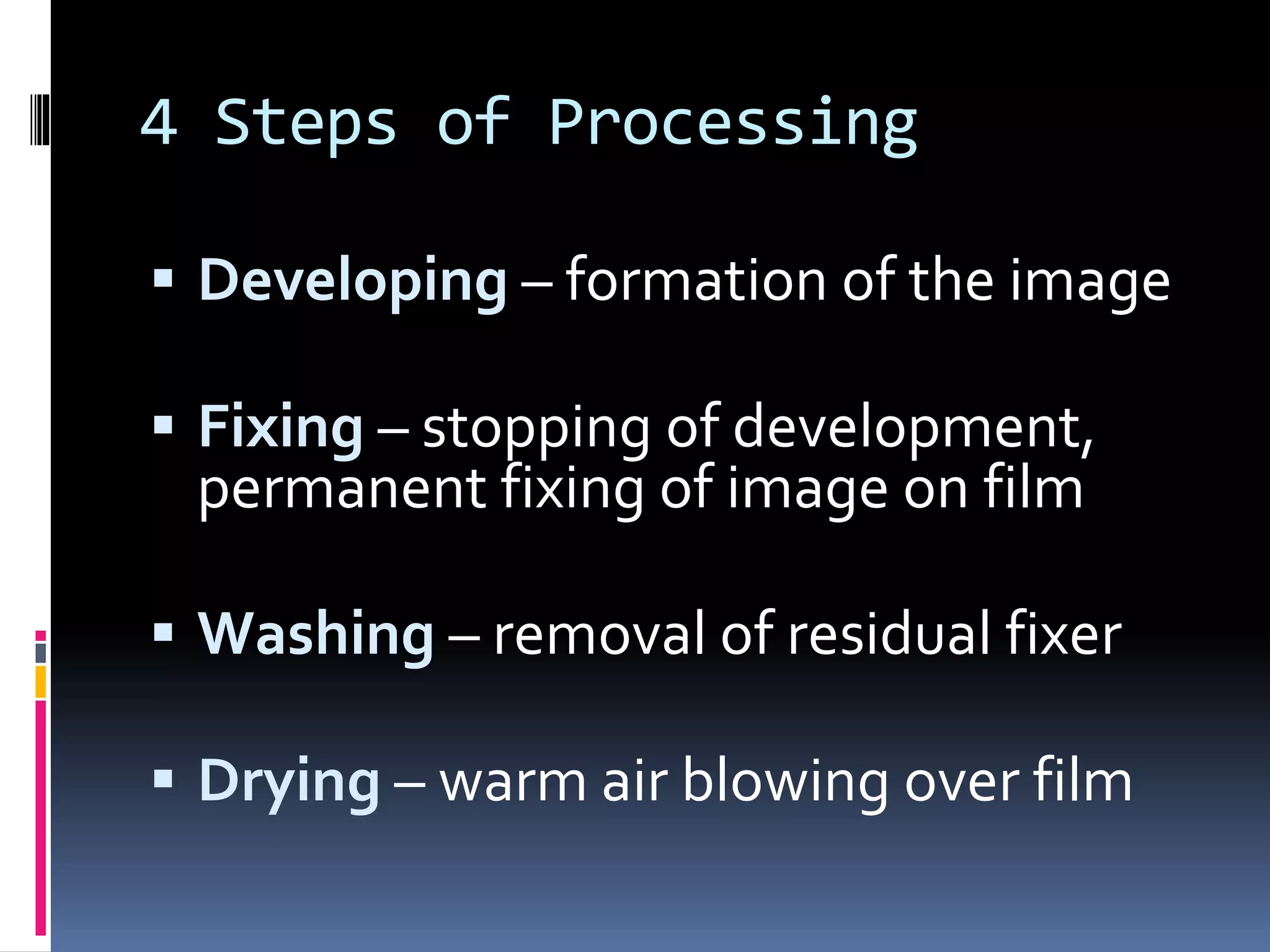 Dark room procedures | PPTX