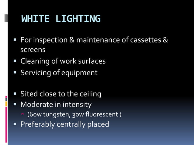 Dark room procedures | PPTX | Eye and Vision Conditions | Diseases and ...