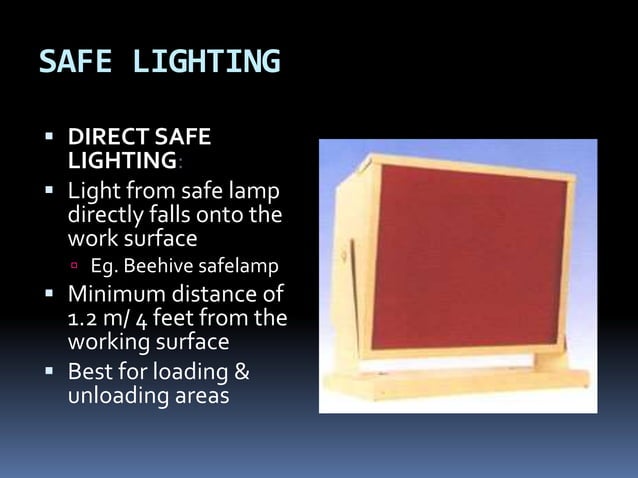 Dark room procedures | PPTX | Eye and Vision Conditions | Diseases and ...