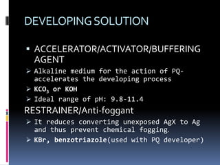 Dark room procedures | PPTX