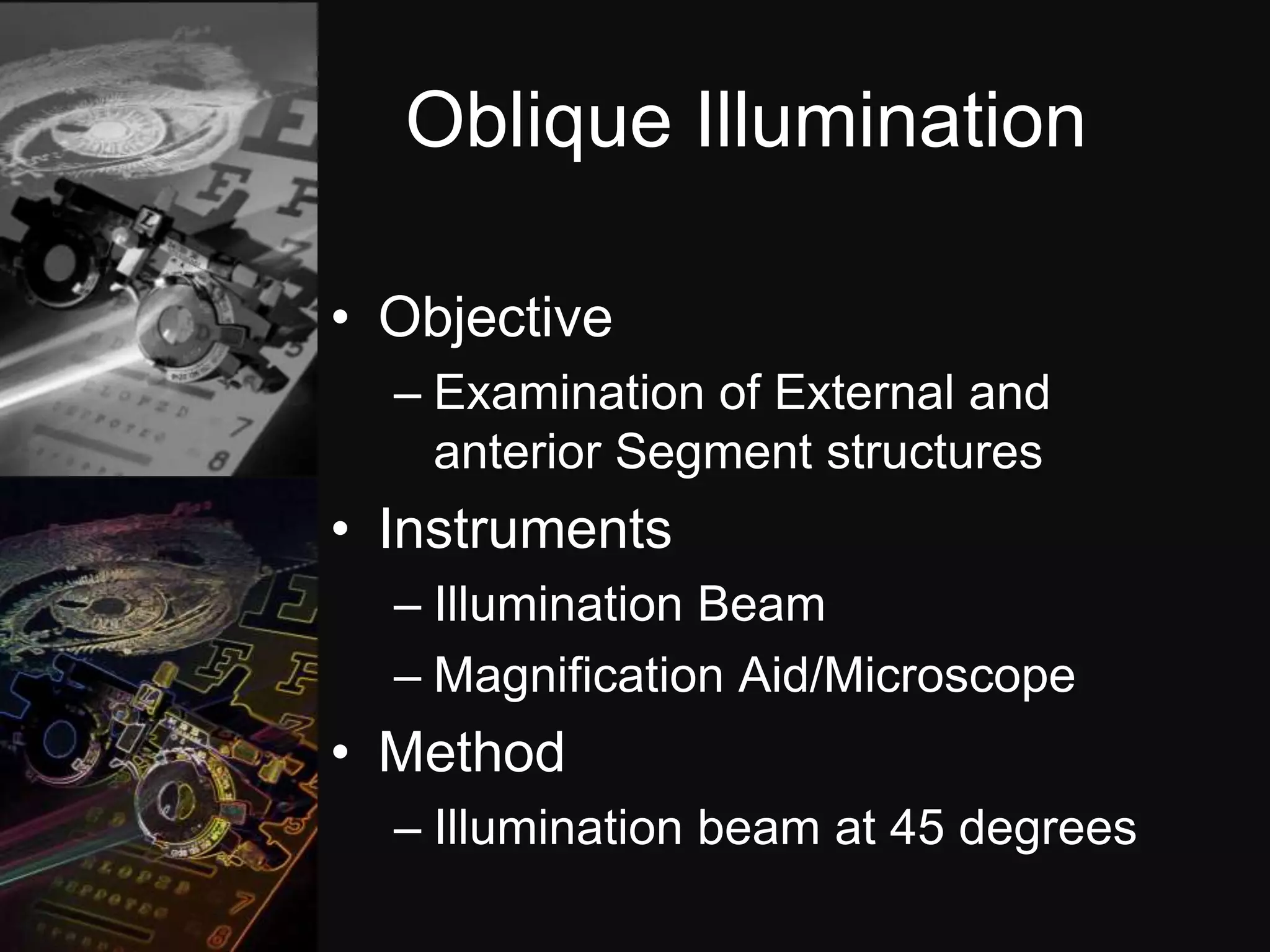 Dark room tests in ophthalmology | PPTX