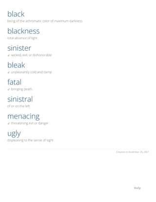 Dark scary things | PDF