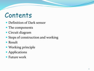 Dark sensor | PPTX