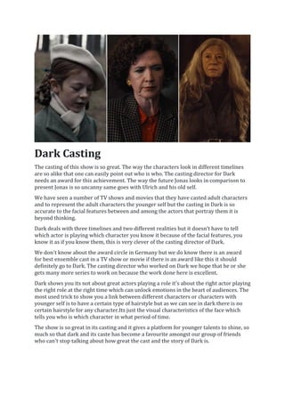 Dark series explined | PDF