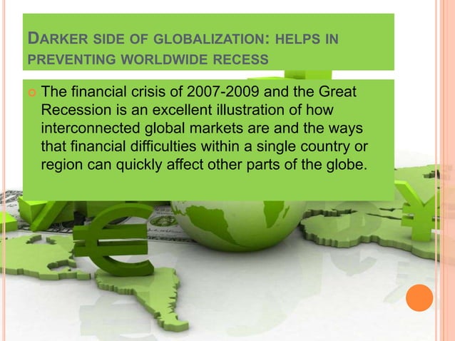 Dark Side Of Globalization Pptx