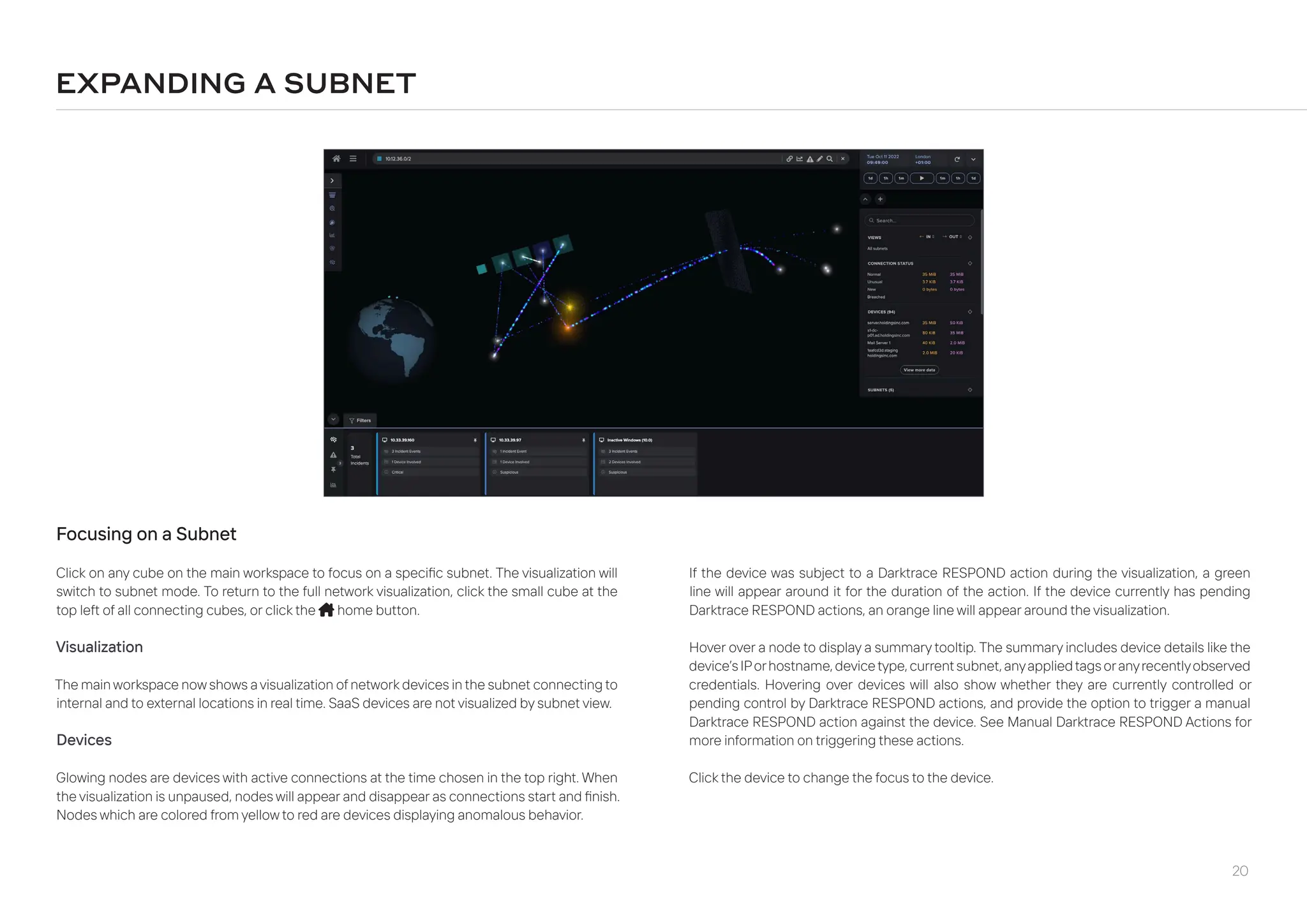 Darktrace Threat Visualizer User Guide Pdf Cloud Computing Internet