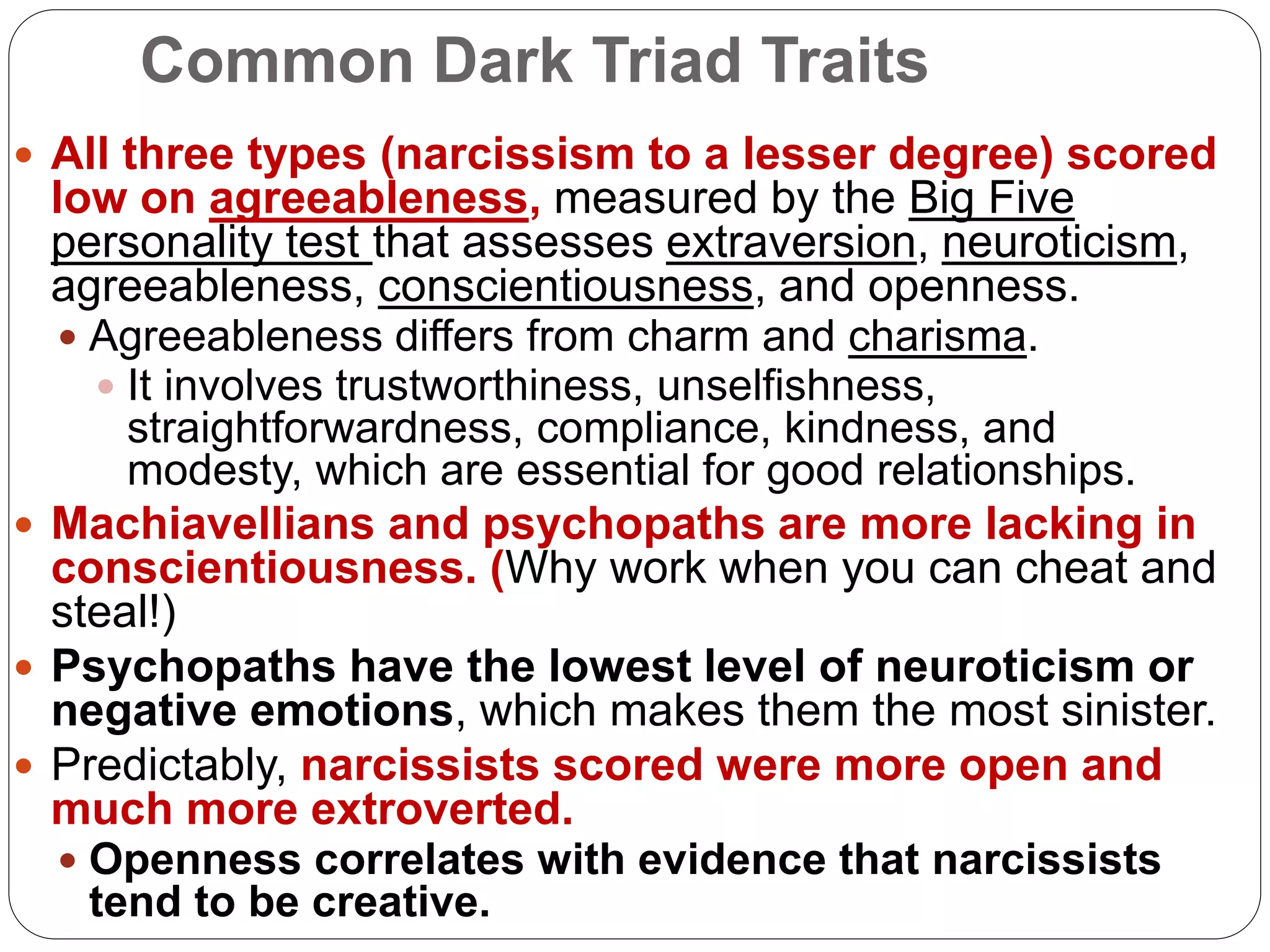 Dark Triad | PPTX