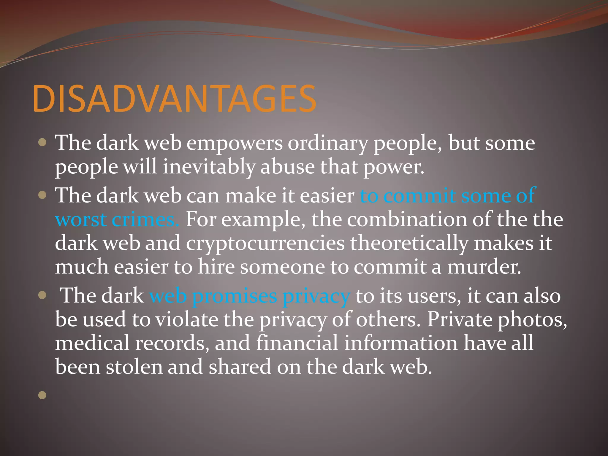 Dark web | PPT
