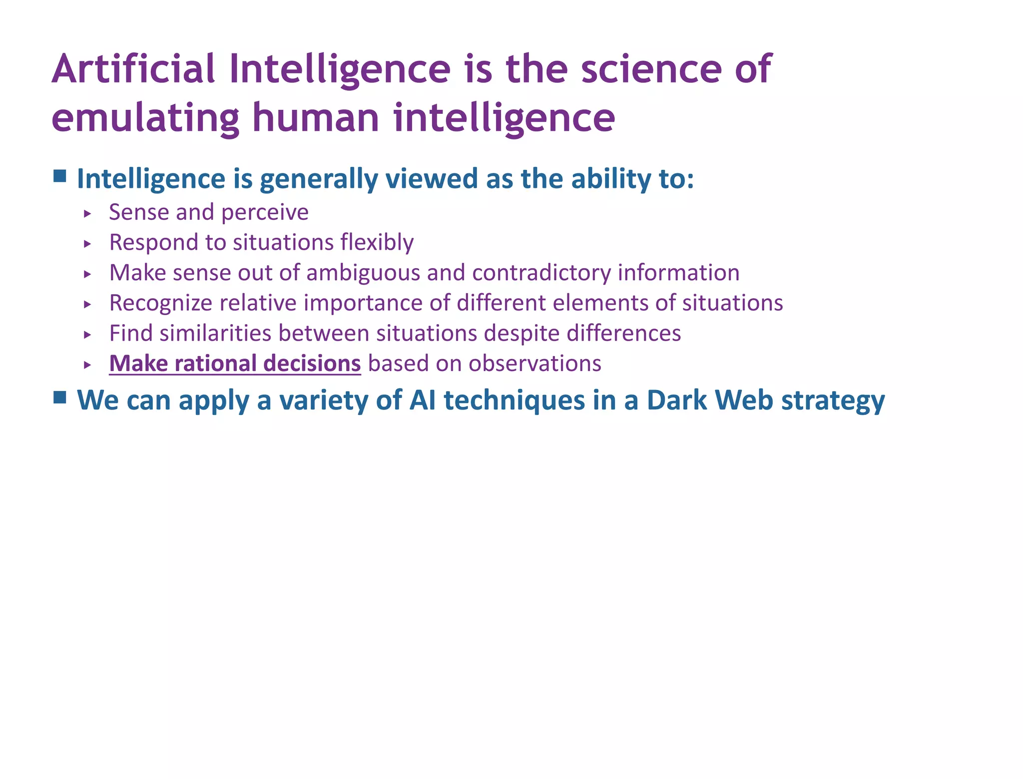 Dark Web AI is bringing Dark Web Intelligence to your desktop | PDF