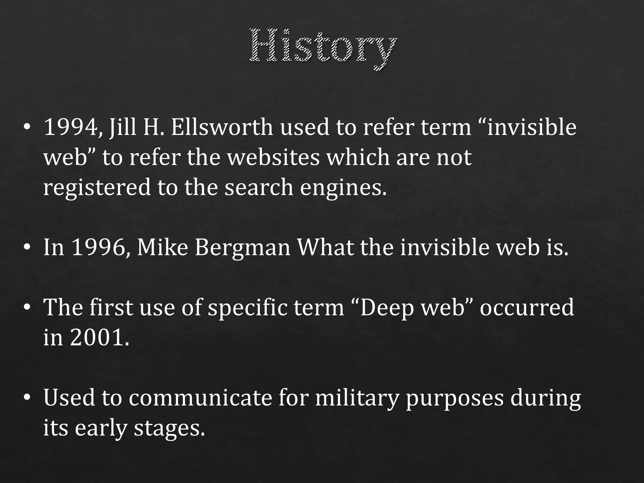 Journey To The Dark Web | PPTX