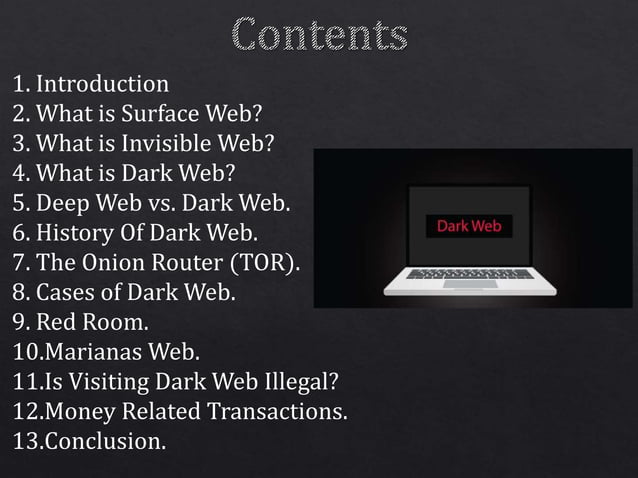 Journey To The Dark Web | PPTX