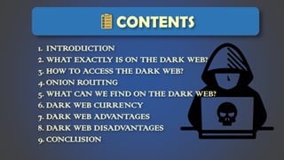 The Dark web | Presentation | PPT