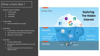 Introduction To Dark Web | PPTX