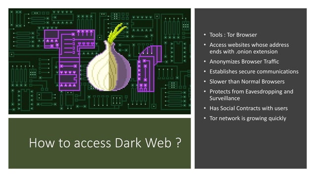 Introduction To Dark Web | PPTX | Computer Networking | Computing