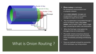 Introduction To Dark Web | PPTX