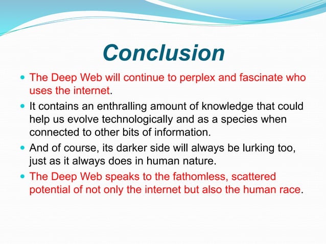 Dark web presentation | PPTX | Internet | Computing