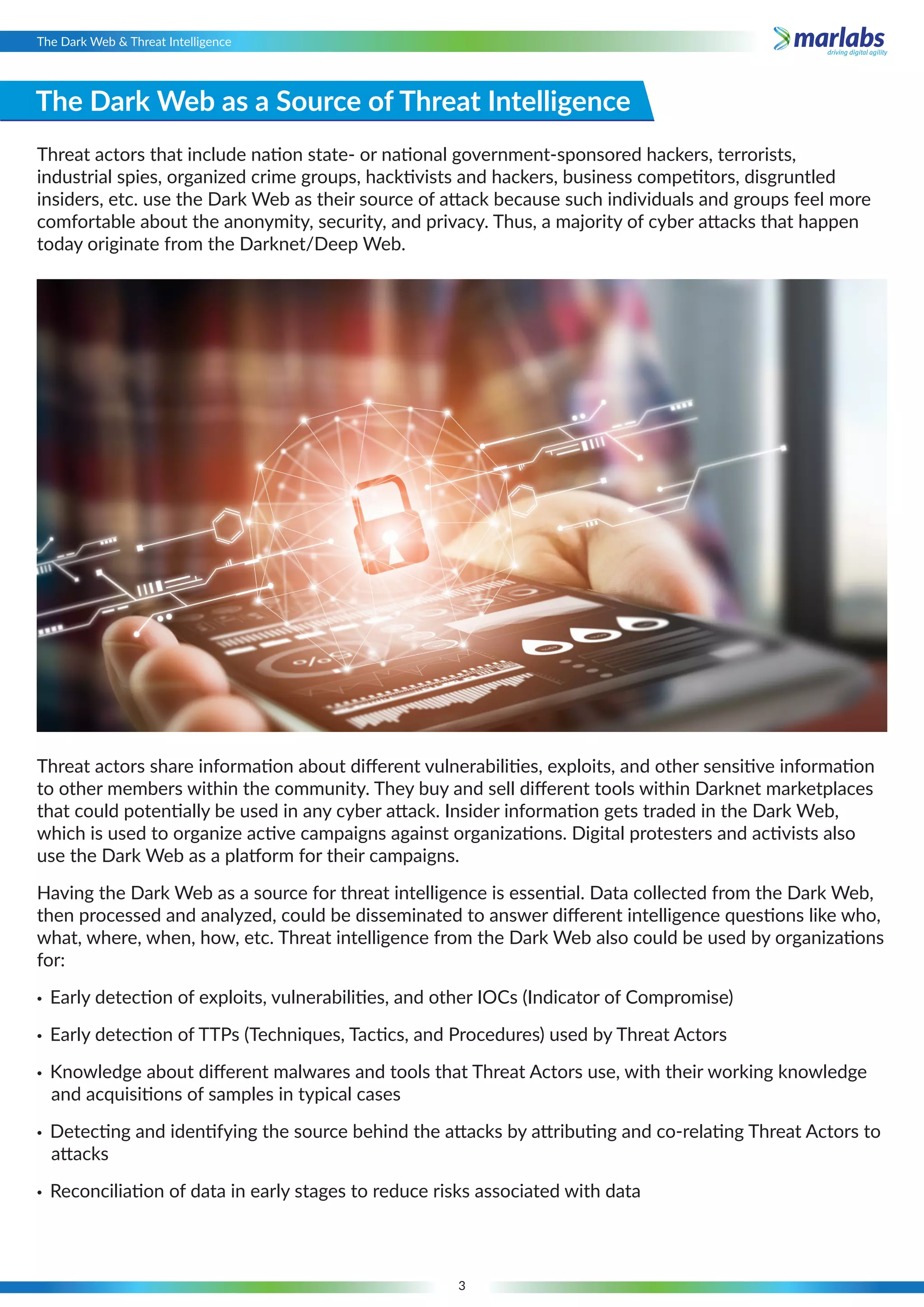 Dark Web and Threat Intelligence | PDF | Web Development | Internet