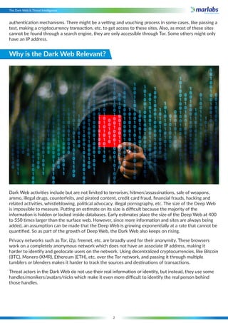 Dark Web and Threat Intelligence | PDF | Web Development | Internet