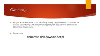 Darmowe doładowania Orange | PPTX