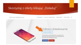 Darmowe doładowania Orange | PPTX