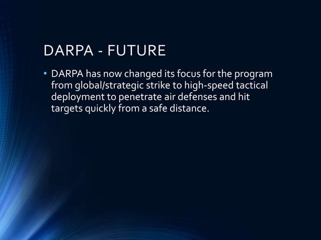 DARPA FALCON PROJECT | PPT