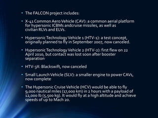 DARPA FALCON PROJECT | PPTX