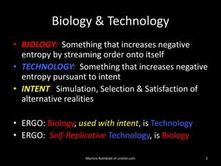 Biology is Technology | PPTX