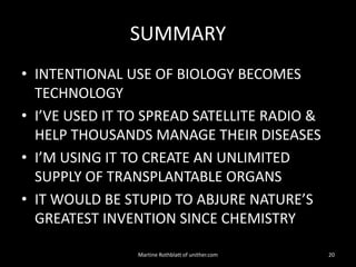Biology is Technology | PPTX