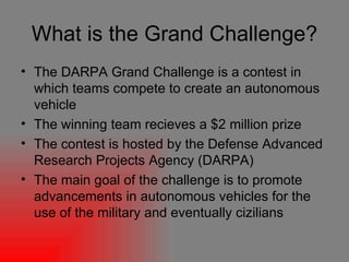 DARPA Grand Challenge | PPT