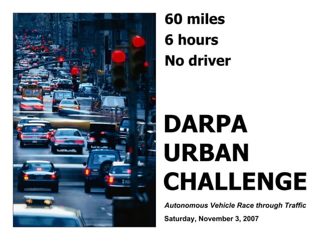 Darpa Challenge Series | PPT | Robotics | Technology & Computing