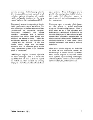 Driving Technological Surprise: DARPA’s Mission in a Changing World | PDF