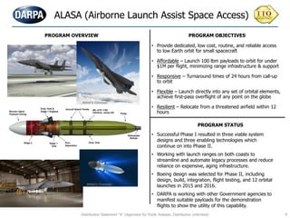 DARPA Huntsville Space Club June 2014 | PPT