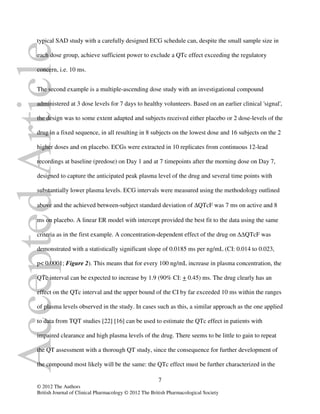 Darpo garnett early qt assessment br j clin pharmacol 2012 | PDF